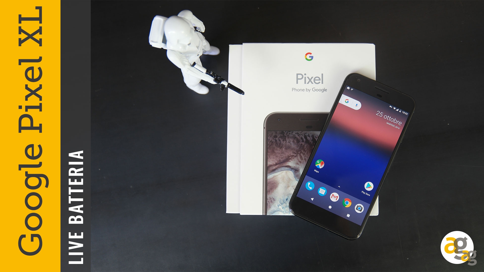 Google Pixel XL LIVE batteria 26 ottobre h.7:00 – Andrea Galeazzi