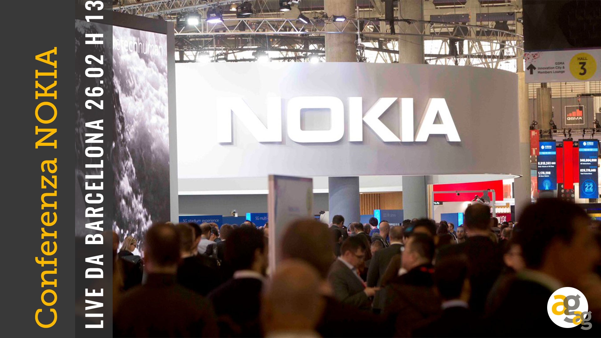Conferenza NOKIA al MWC 2017 live h.16:30 domenica 26 – Andrea Galeazzi