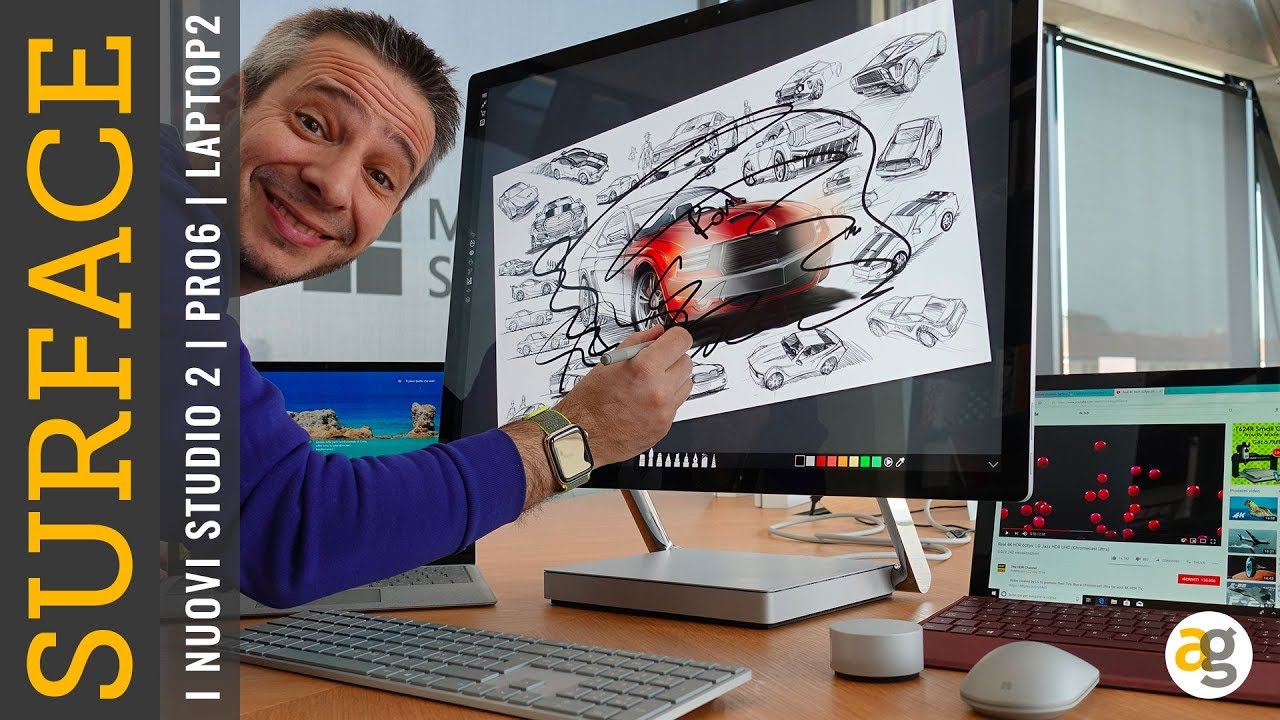 Anteprima SURFACE STUDIO 2, PRO 6 e LAPTOP 2 – Andrea Galeazzi