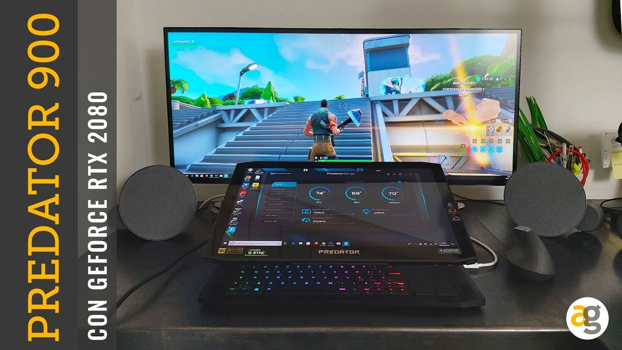 Recensione PREDATOR TRITON 900 con GeForce RTX 2800 – Andrea Galeazzi