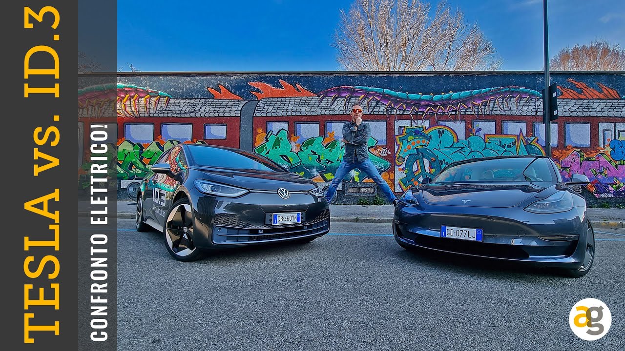 TESLA Model3 VS ID3 Volkswagen CONFRONTO – Andrea Galeazzi