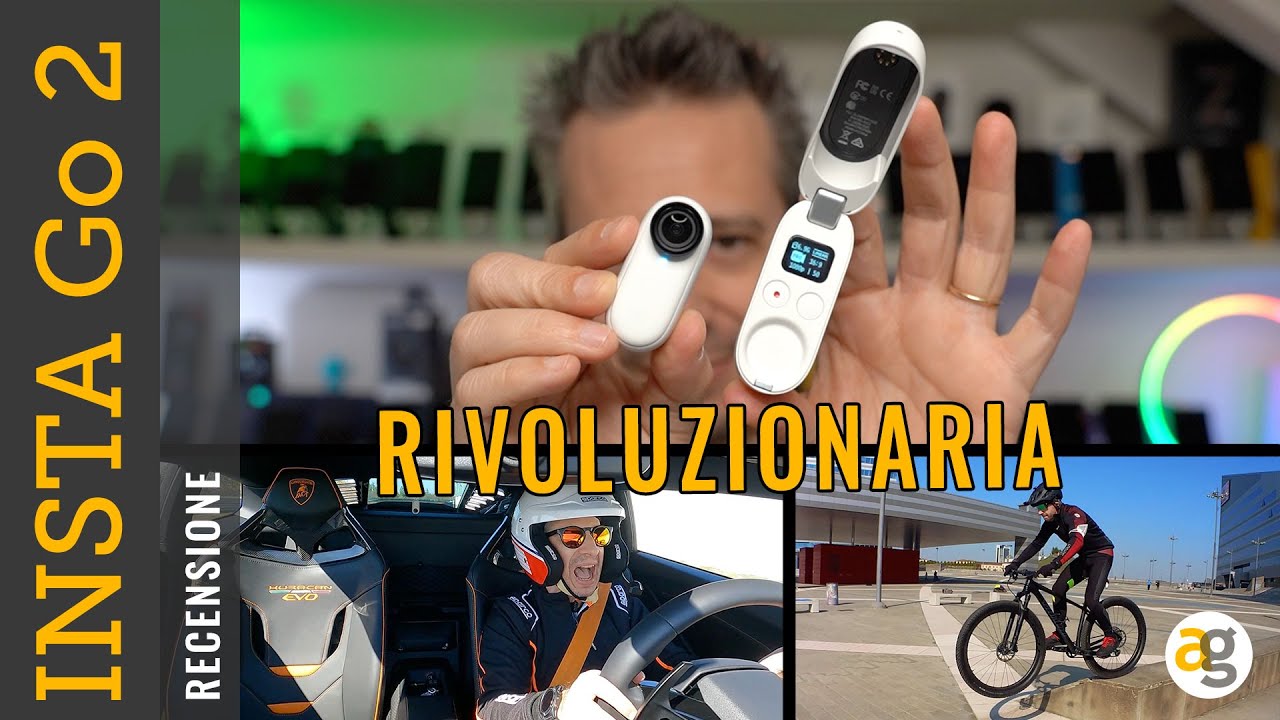 ACTION CAM RIVOLUZIONARIA. Recensione INSTA GO 2 la superversatile ...