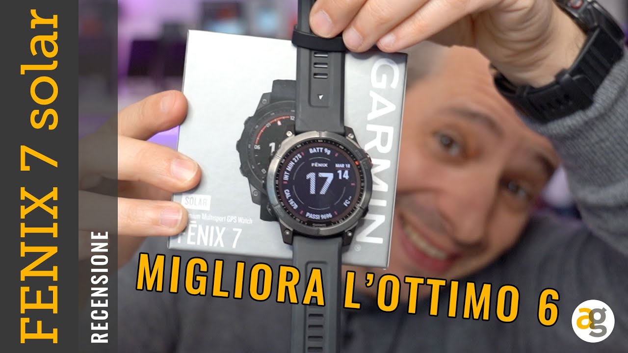 Recensione GARMIN FENIX 7 solar. OTTIMO! Ma...(volevo l'altoparlante ...