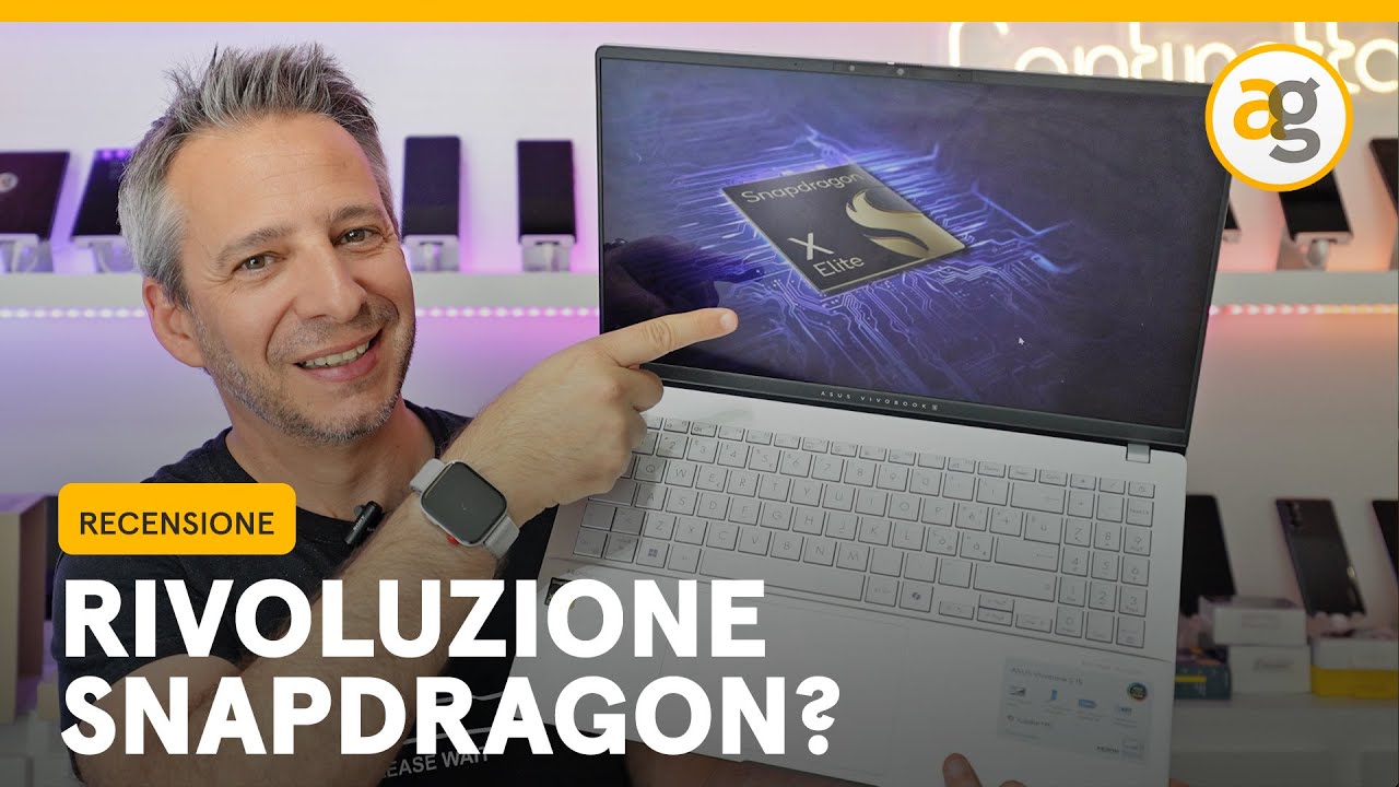 Recensione ASUS Vivobook S15 con SNAPDRAGON X Elite – Andrea Galeazzi